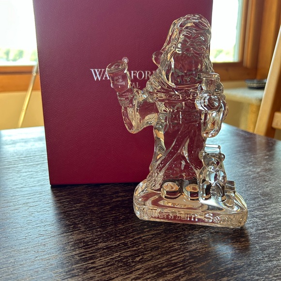 Waterford | Art | Waterford Crystal Millenium Santa Figurine Clear ...